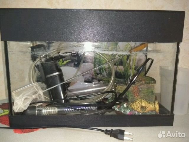 Аквариум с принадлежностями