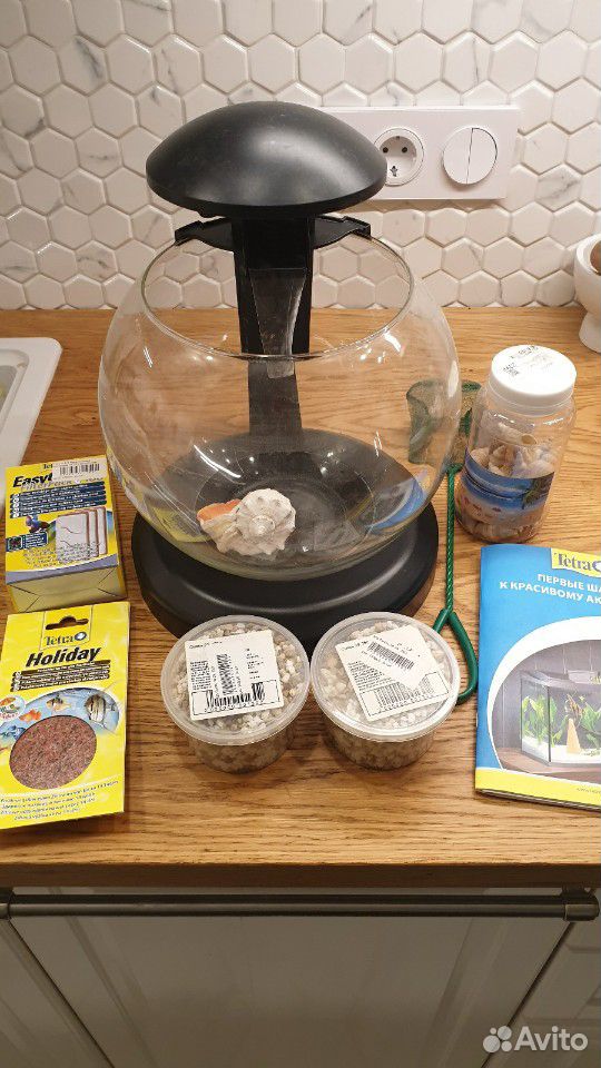 Аквариум с фильтром шар 6,5л Tetra