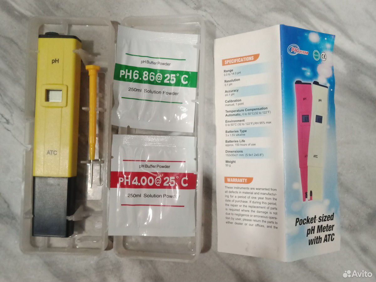 Тестер жесткости воды ph tester