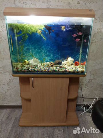 Аквариум с тумбой 100 литров