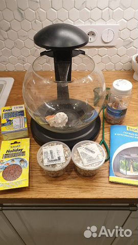 Аквариум с фильтром шар 6,5л Tetra