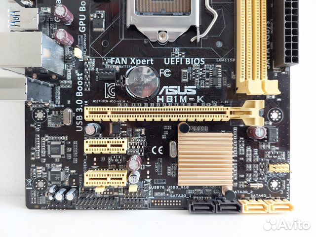 Материнская плата Asus H81M-K Socket 1150/ 9 штук в Екатеринбурге, цена ...