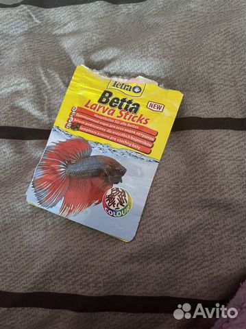 Корм для рыб петушков Betta Larva Sticks
