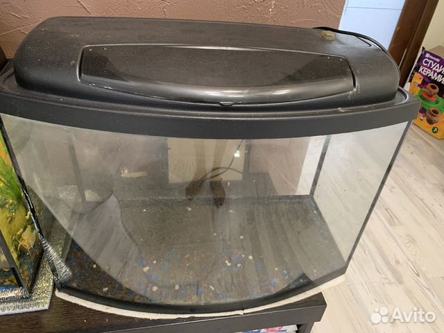 Аквариум 60 литров с трещиной
